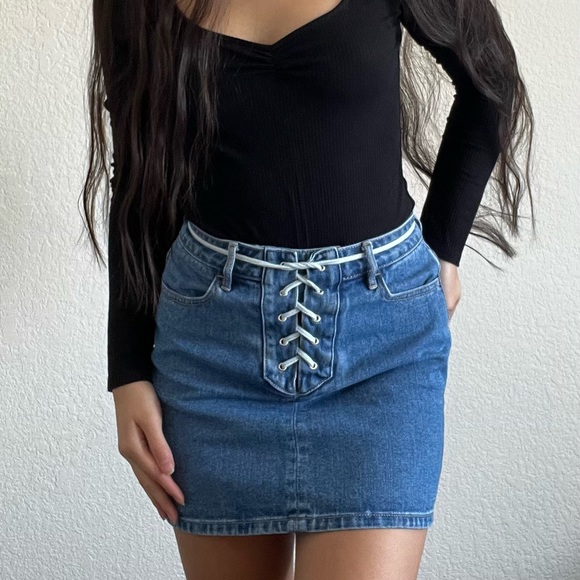 PacSun | Skirts | Pacsun Denim Mini Skirt | Poshmark